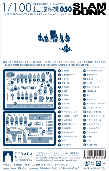 TERADA MOKEI No.50 SLAM DUNK SERIES SANNOH High School – Cubeshops